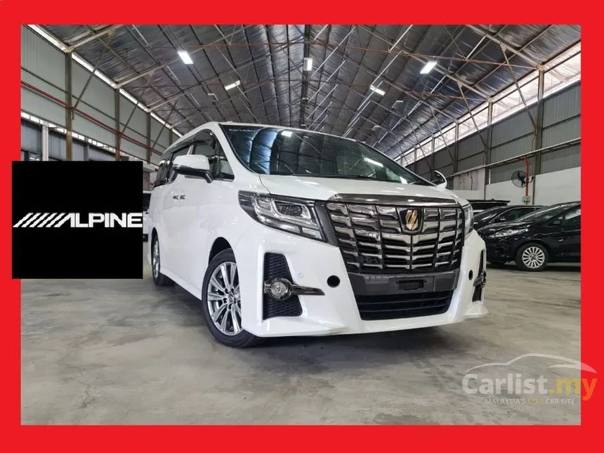 Recon 2017 Toyota Alphard 2.5 SA TYPE GOLD ALPINE ROOF ALPINE RADIO ...