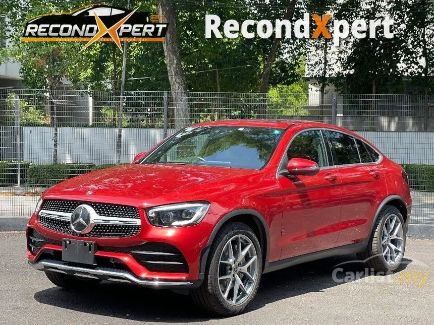 Recon UNREG 2020 Mercedes Benz GLC300 2.0 4MATIC AMG Line Coupe GLC Red ...