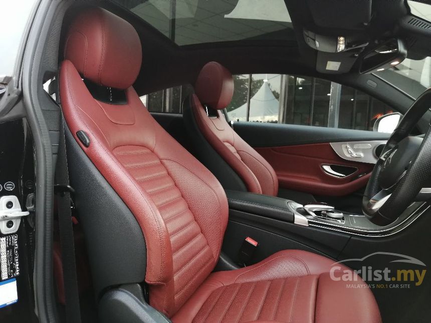Recon 2016 Mercedes-Benz C180 1.6 AMG Coupe HUD Red Interior Sunroof ...
