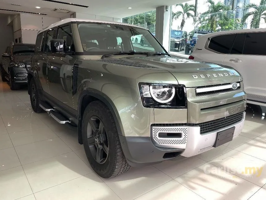Recon 2021 Land Rover Defender 2.0 110 P300 SUV 7 Seater Japan Spec Pangea Green - Carlist.my