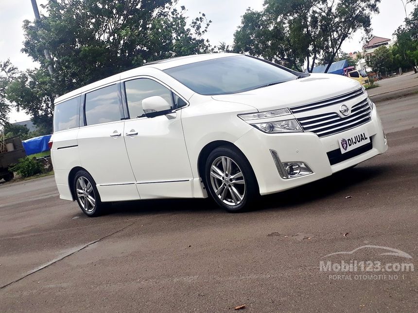 Jual Mobil Nissan Elgrand 2013 Highway Star 2.5 di DKI Jakarta Automatic MPV Putih Rp 439.000. ...