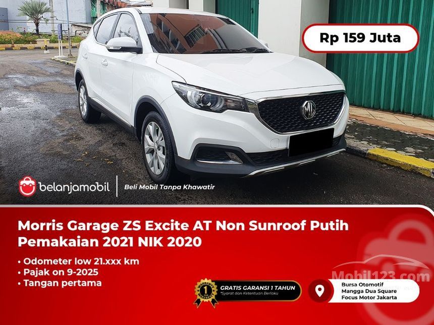 Jual Mobil MG ZS 2020 Excite 1.5 di Banten Automatic SUV Putih Rp 159. ...