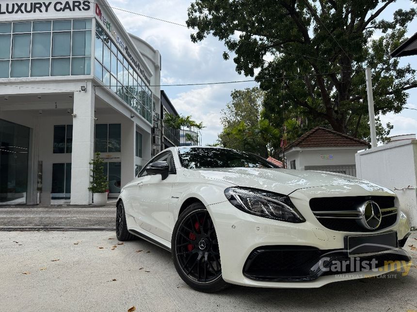 Used DILEMMA WHITE PRE OWNED 2016 MERCEDES BENZ AMG C63 4.0T S SEDAN ...