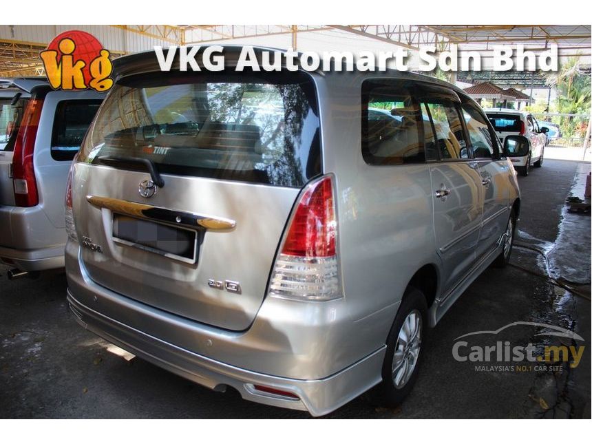 Toyota Innova 2010 G 2.0 in Kedah Automatic MPV Silver for RM 33,777 ...