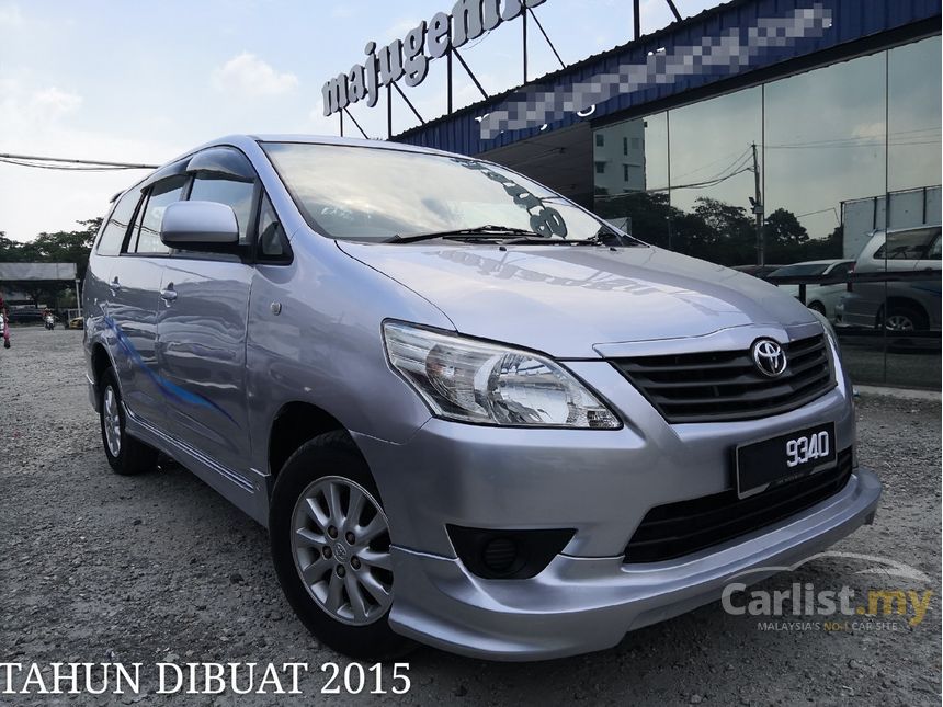 Used 2015 Toyota Innova 2.0 E MPV - Carlist.my