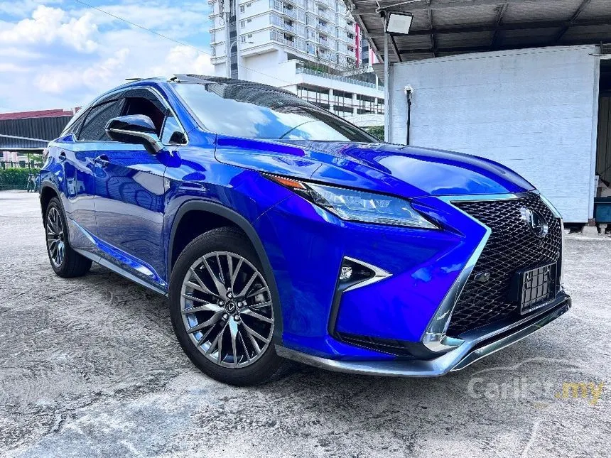 Recon 2018 Lexus RX300 2.0 F Sport SUV RED LEATHER P/ROOF 4-CAMERA RARE COLOUR UNIT - Carlist.my