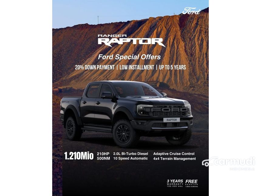 Jual Mobil Ford Ranger 2024 Raptor Dual Cab 2.0 di Bali Automatic Pick ...