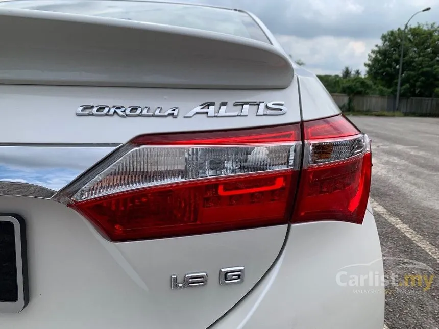 Used 2016 Toyota Corolla Altis 1.8 (A) G-Spec, New Facelift, Keyless ...