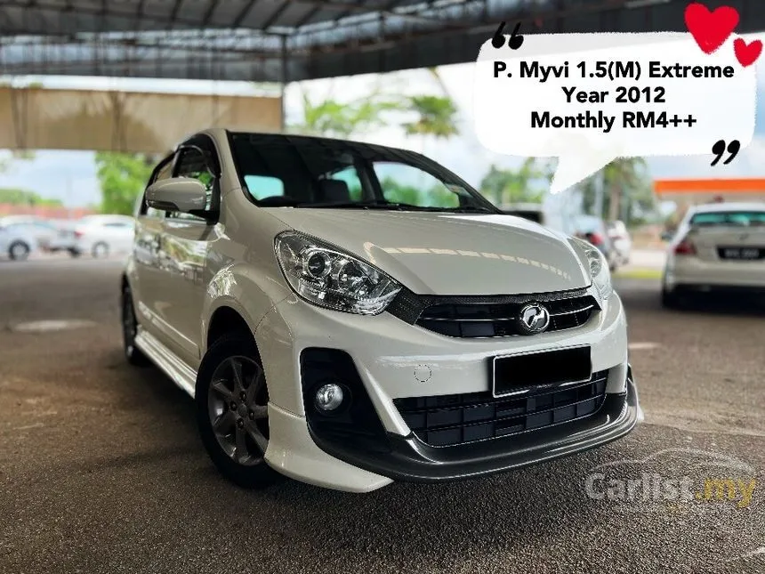 Used 2012 Perodua Myvi 1.5 Extreme Hatchback - Carlist.my