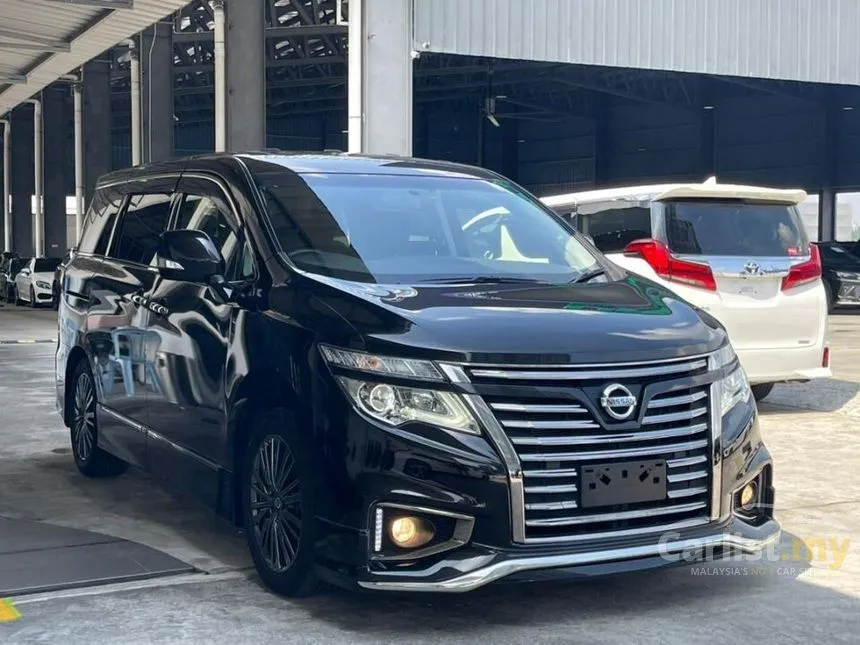 Recon 2018 Nissan Elgrand 2.5 High-Way Star S Urban Chrome MPV Sunroof Black Half Leather Seat 2 ...