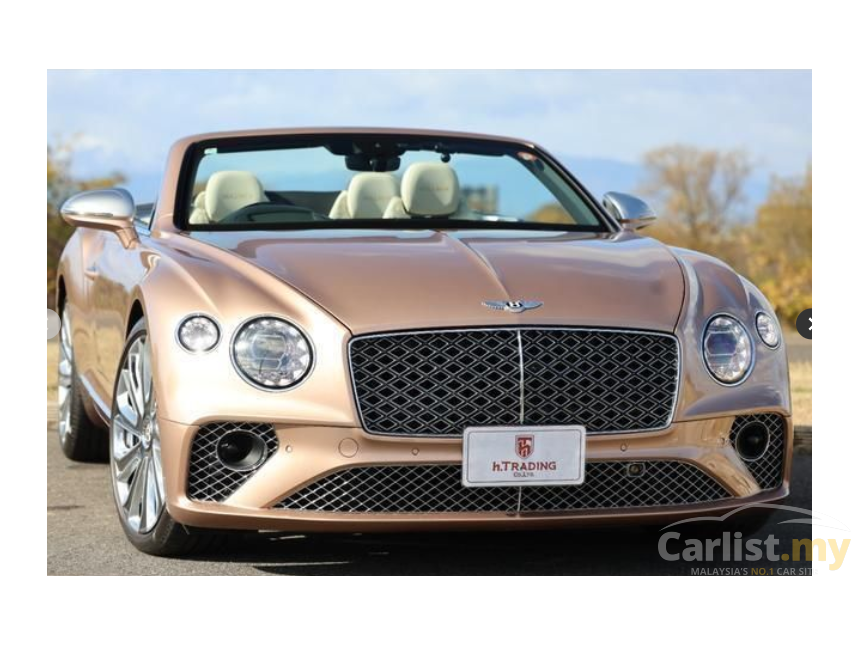 Recon 2022 Bentley Continental GT 4.0 V8 Mariner Convertible, Full ...