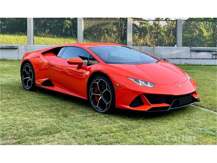 Used [Reg.2021] Lamborghini Huracan LP 640-4 Evo (A) - Arancio Xanto ...