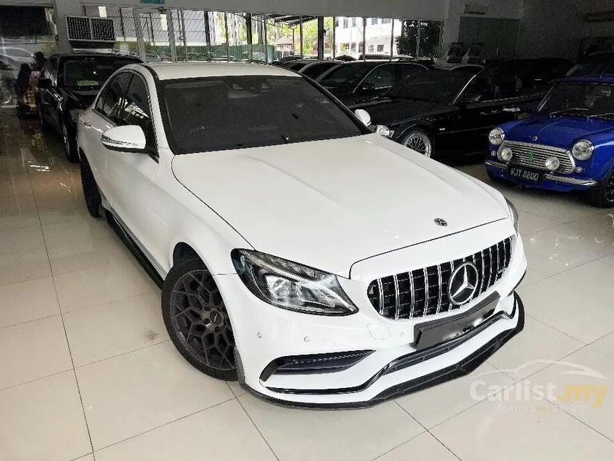 Used Mercedes Benz C Class AMG Line Push Start Carbon Package Face flit ...