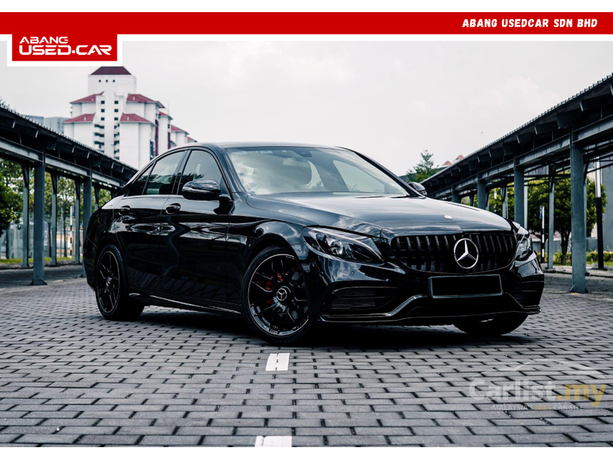 Used 2017 Mercedes-Benz C200 2.0 AMG Line Sedan CONVERT C63 CUSTOM RED ...