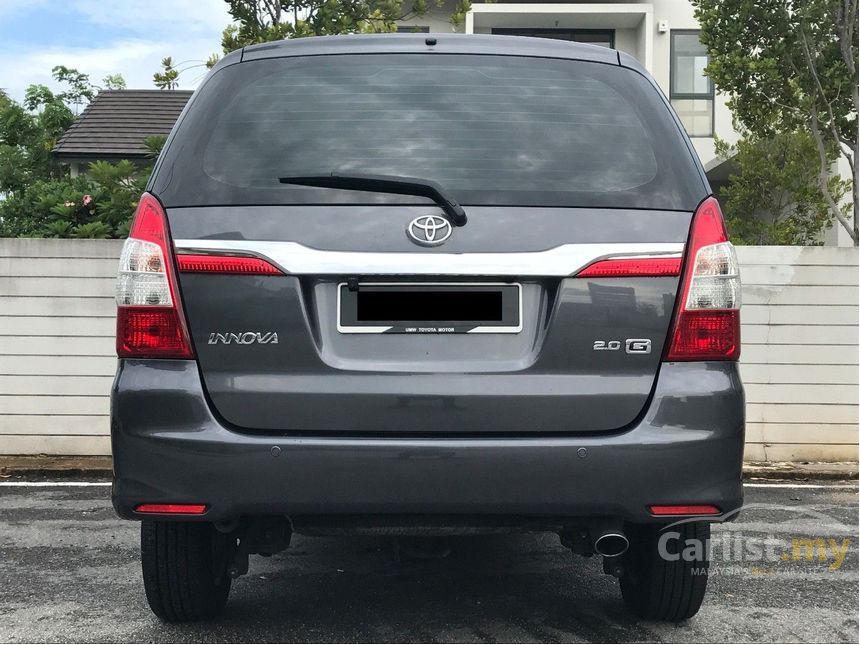 Toyota Innova 2015 G 2.0 in Penang Automatic MPV Grey for RM 80,800 ...