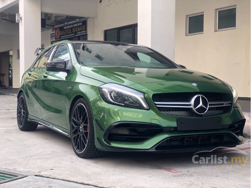 Recon 2016 Mercedes-Benz A45 AMG 2.0 4MATIC Hatchback GREEN RACER - Carlist.my