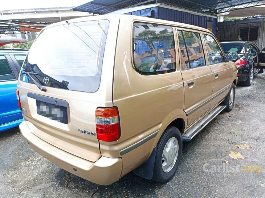 Toyota Unser 2002 GLi 1.8 in Kuala Lumpur Automatic MPV Gold for RM ...