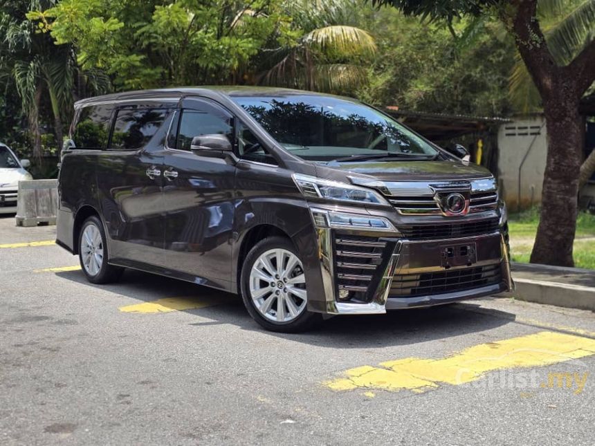 Recon 2019 Toyota Vellfire 2.5 ZA Unregistered with Brown Colour Body ...