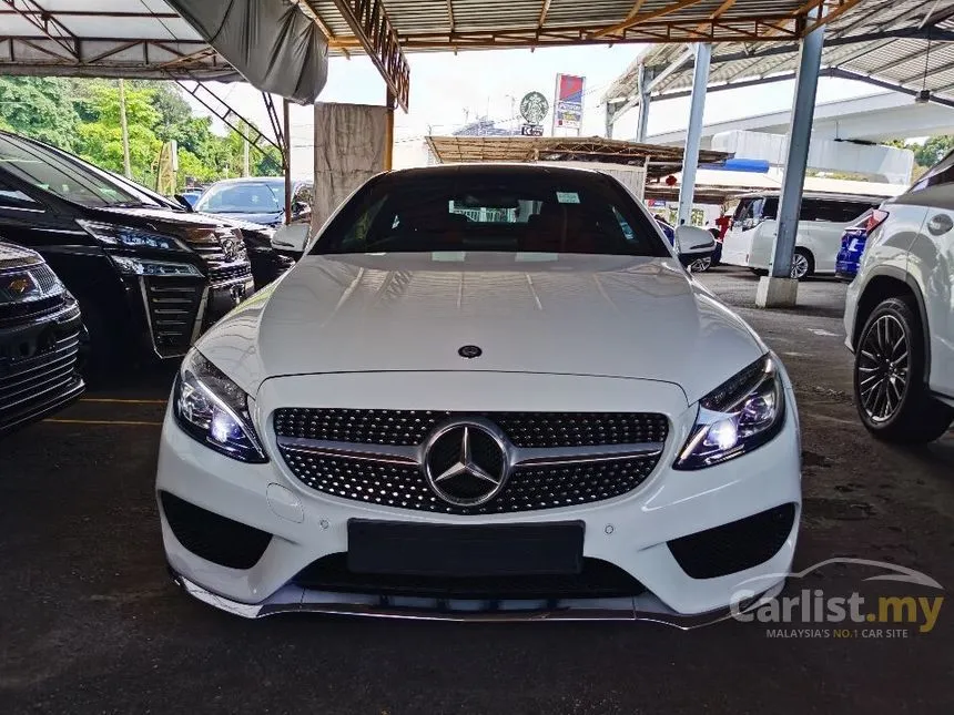 Recon MERCEDES BENZ C200 COUPE AMG PREMIUM PLUS LINE RED INTERIOR ...