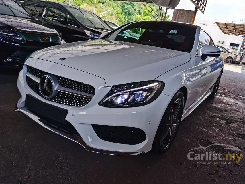 Recon MERCEDES BENZ C200 COUPE AMG PREMIUM PLUS LINE RED INTERIOR ...