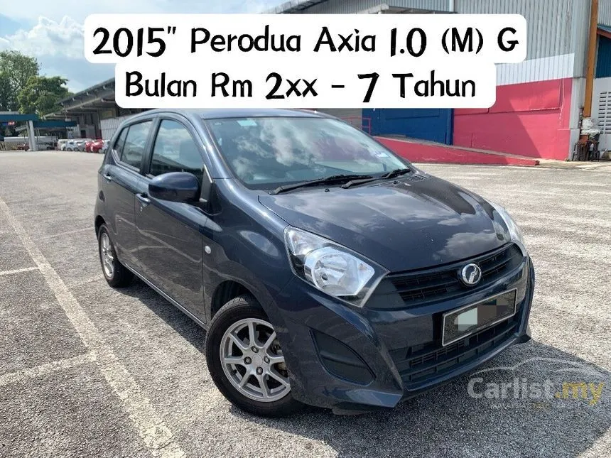 Used 2015 Perodua Axia 1.0 (Manual) G-Version, DOHC 12-Valve 67HP 5 ...